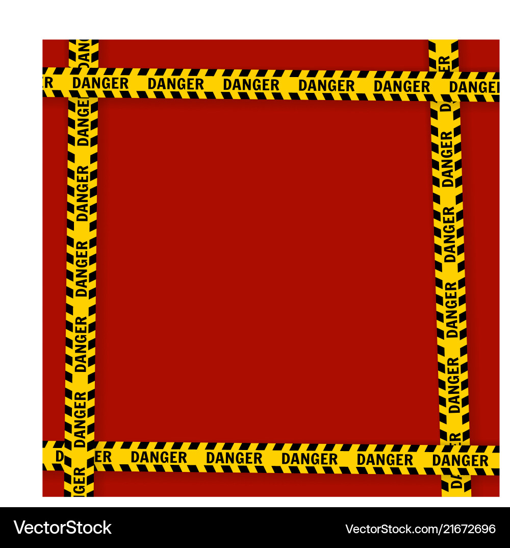 Police line and danger tapes Royalty Free Vector Image