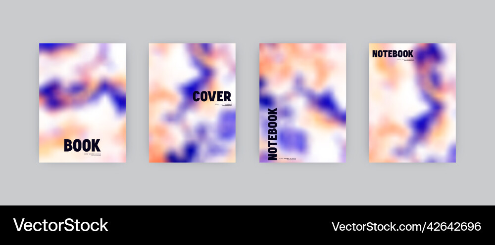 Set of cover templates Royalty Free Vector Image