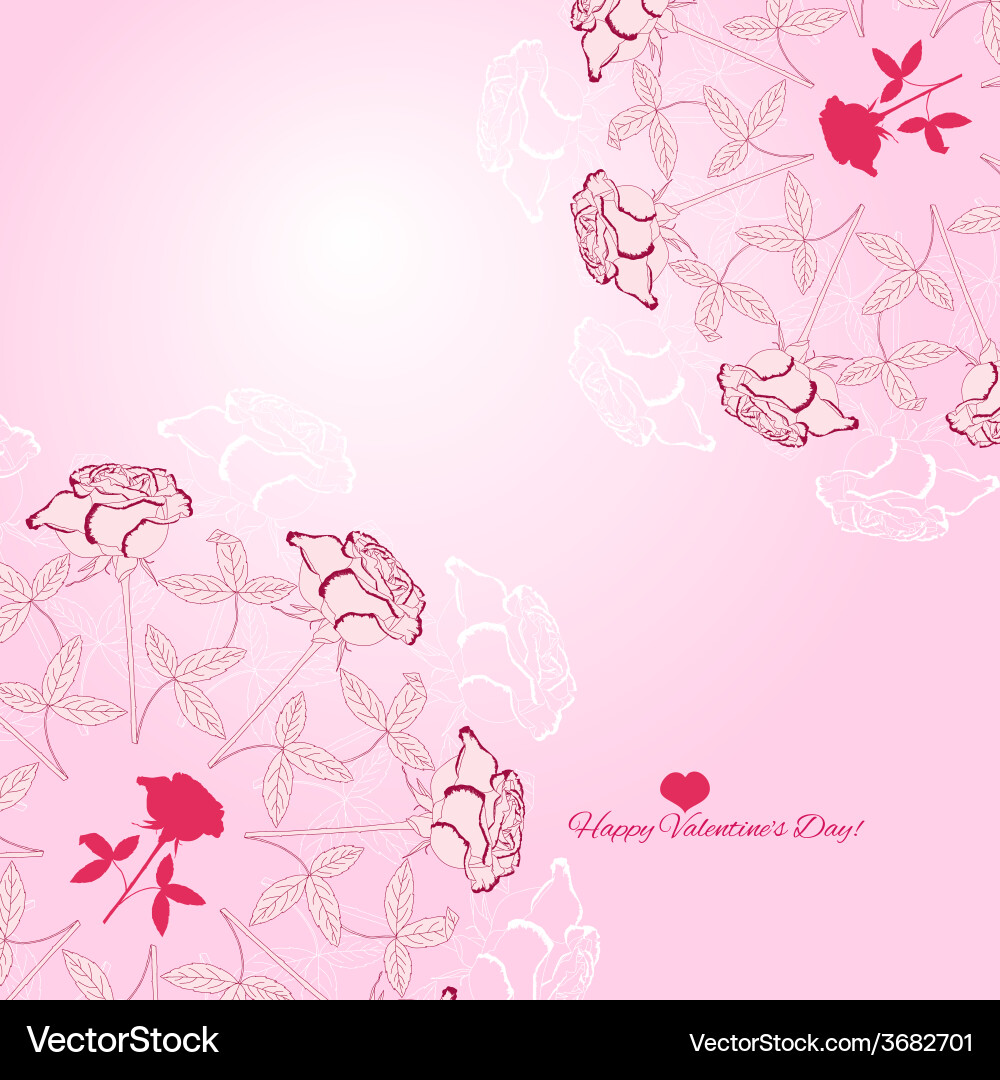 Background with ornamental round with rose-02 Vector Image