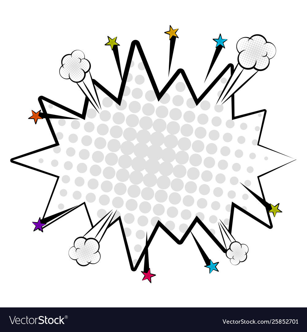 Comic bubble chat Royalty Free Vector Image - VectorStock