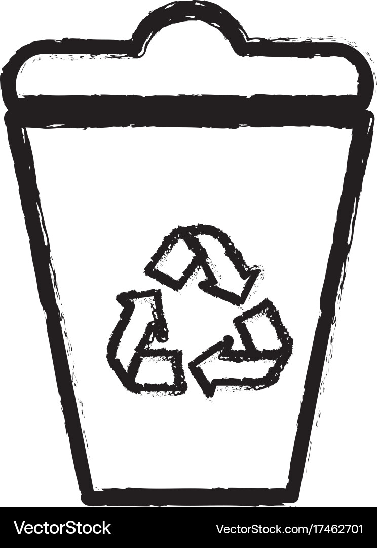 Figure can recycle to environment care Royalty Free Vector