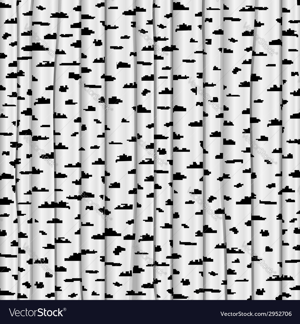 Birch grove pattern trees Royalty Free Vector Image