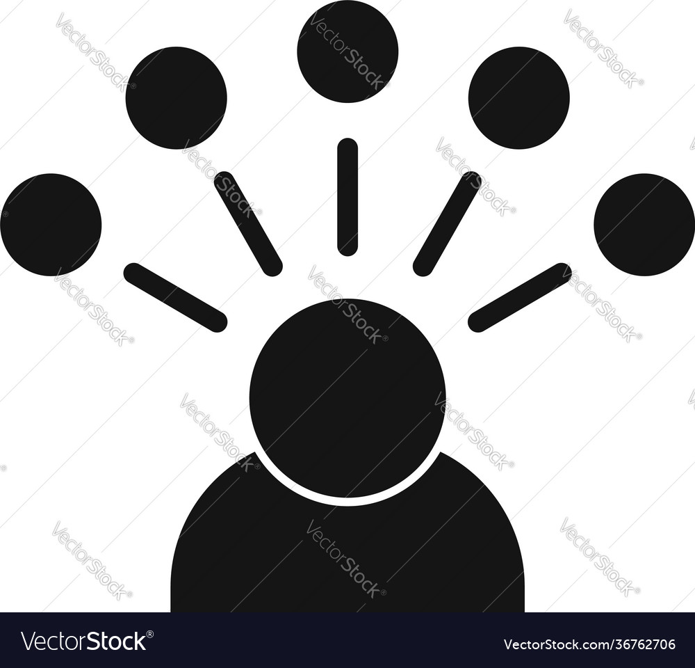 Company restructuring icon simple style Royalty Free Vector Company restructuring icon simple style Royalty Free Vector