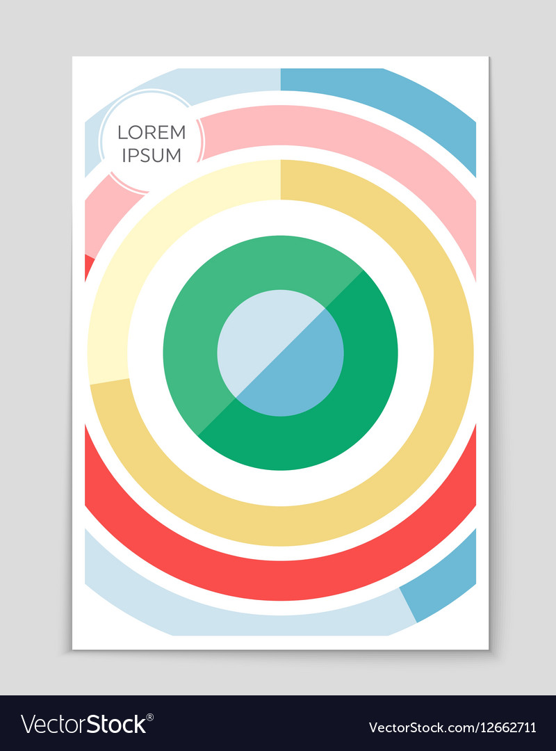 Abstract layout background set for art Royalty Free Vector