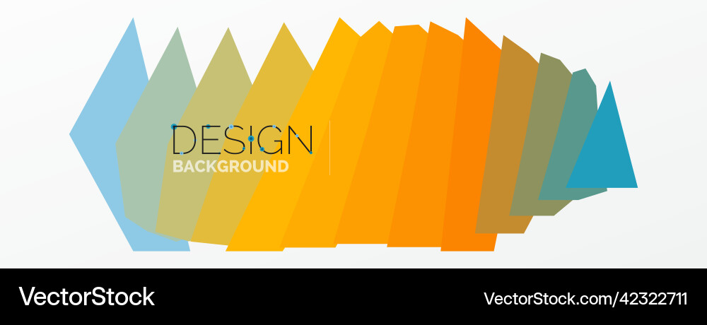 Background colorful shapes template wallpaper Vector Image