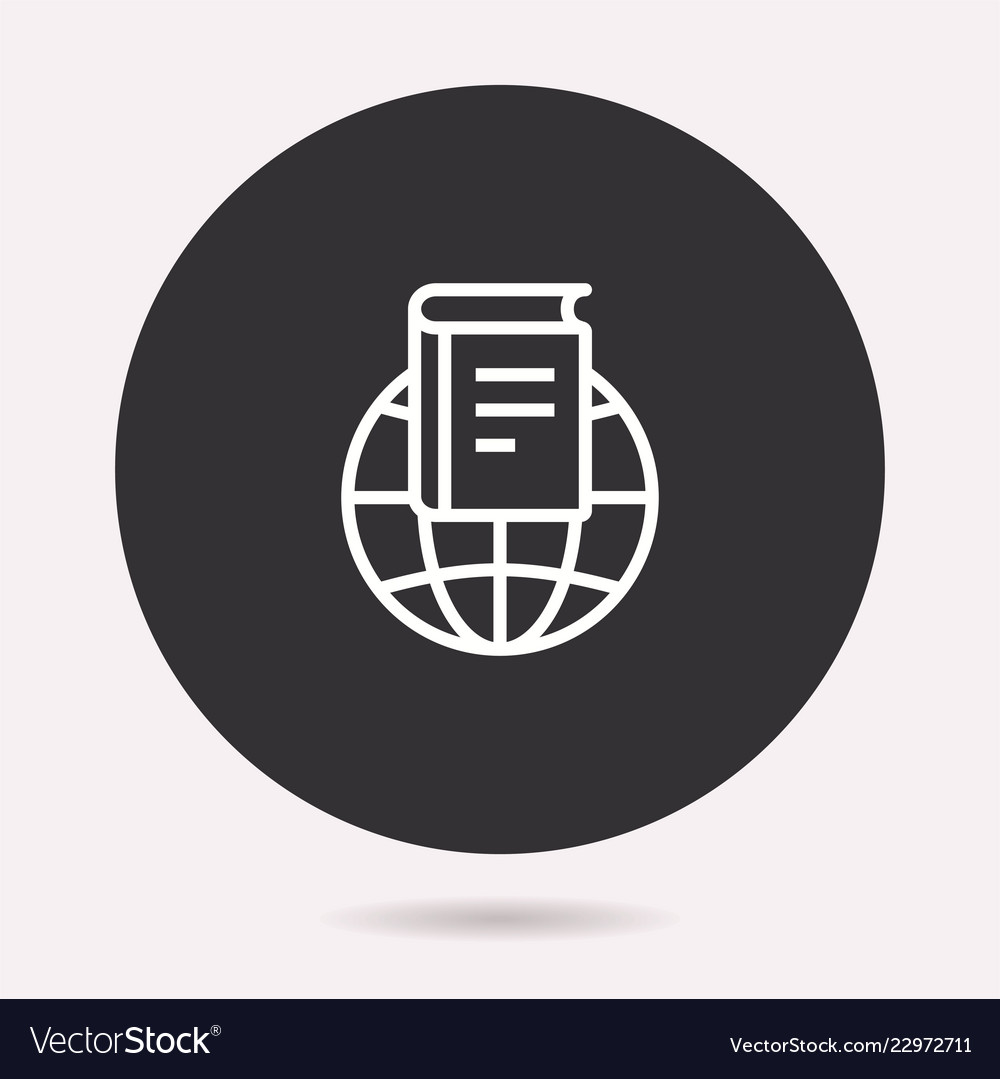 E-learning distance education - icon Royalty Free Vector