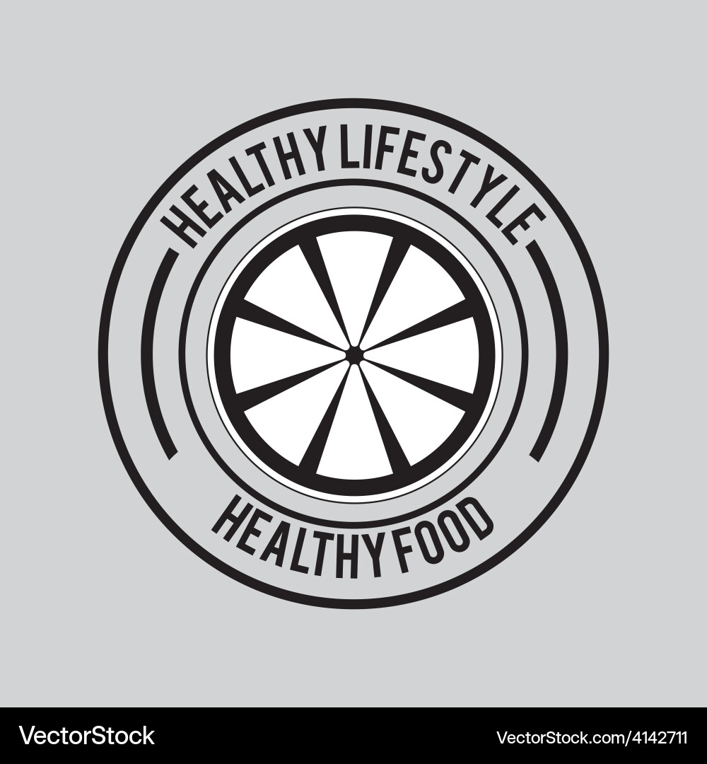 Healthy lifestyle design Royalty Free Vector Image