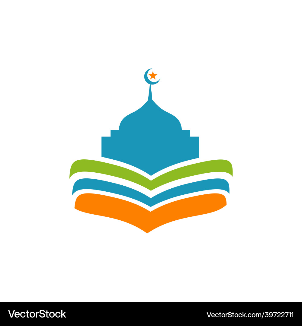 Islamic education school or university logo design