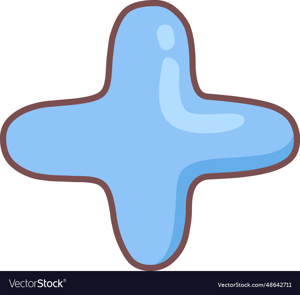 Plus math symbol Royalty Free Vector Image - VectorStock