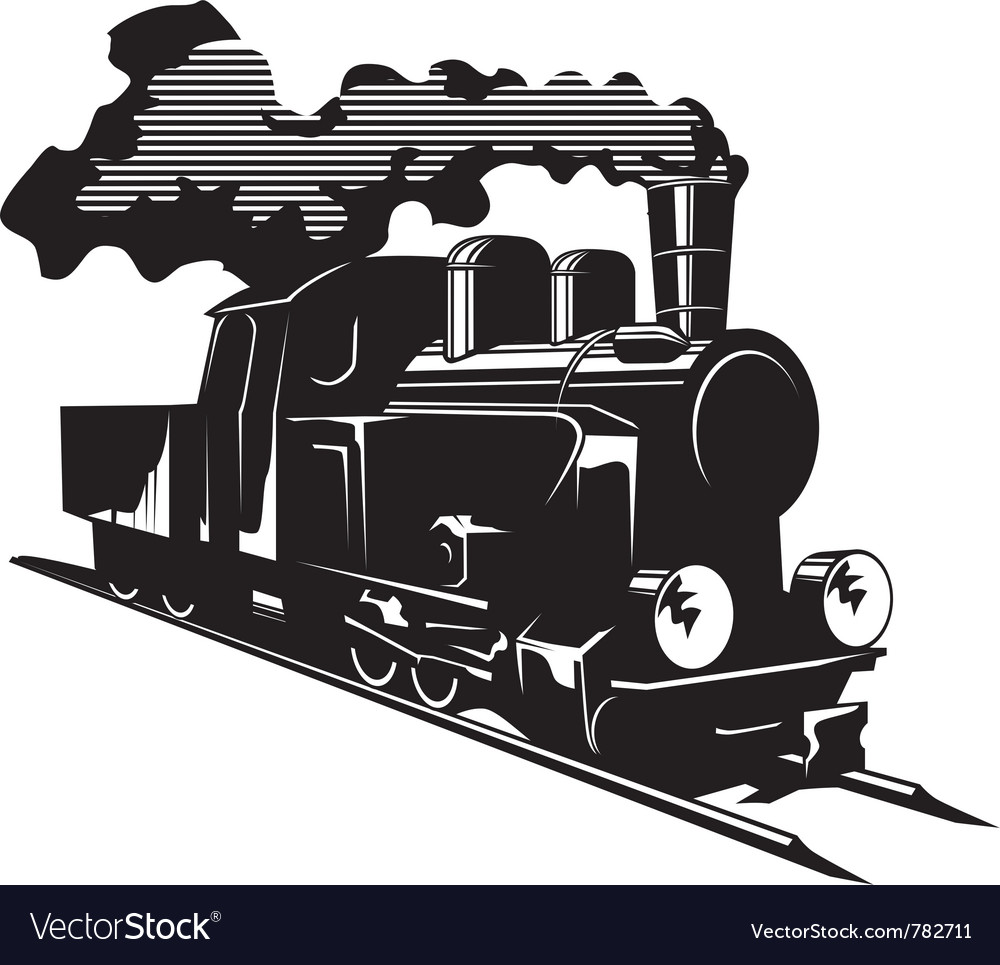 Steam Engine Royalty Free Vector Image Vectorstock
