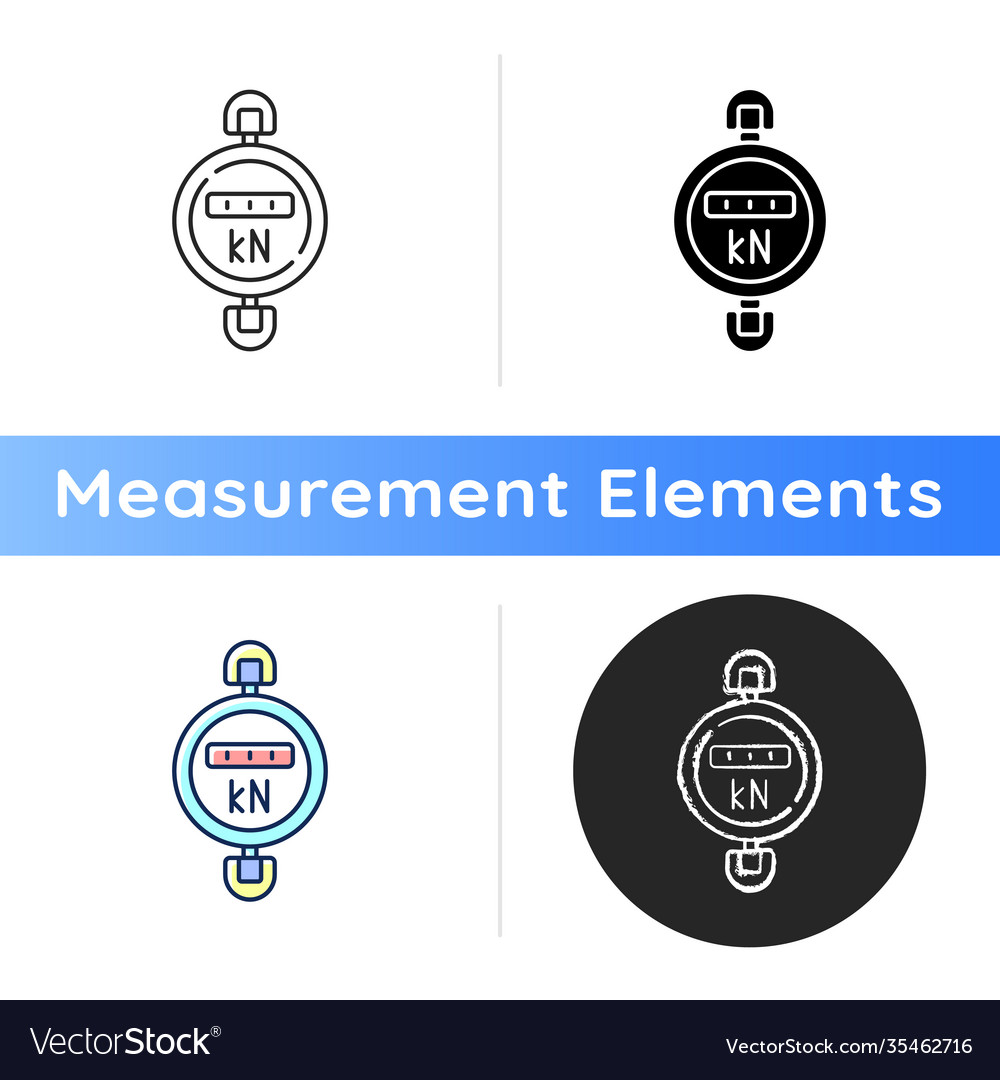Dynamometer icon Royalty Free Vector Image - VectorStock