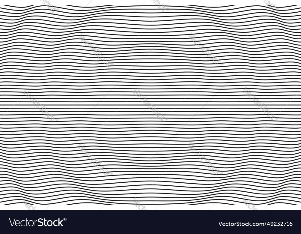 Optical effect pattern with black lines Royalty Free Vector