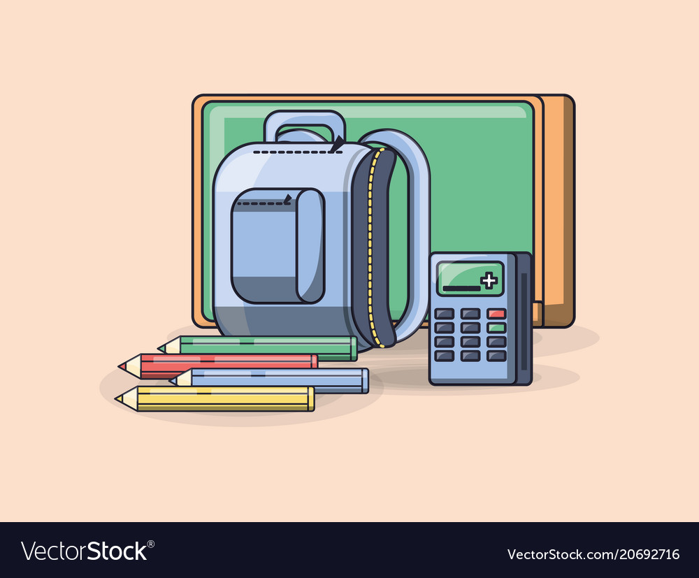 School objects design Royalty Free Vector Image