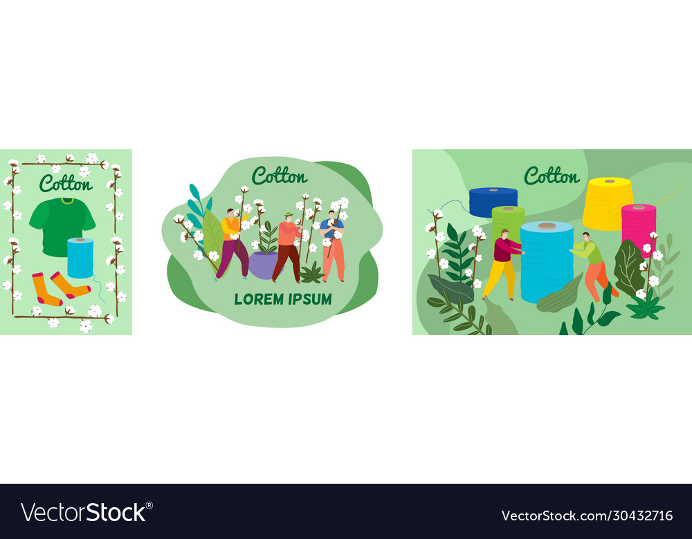 Tailor cotton thread tiny Royalty Free Vector Image