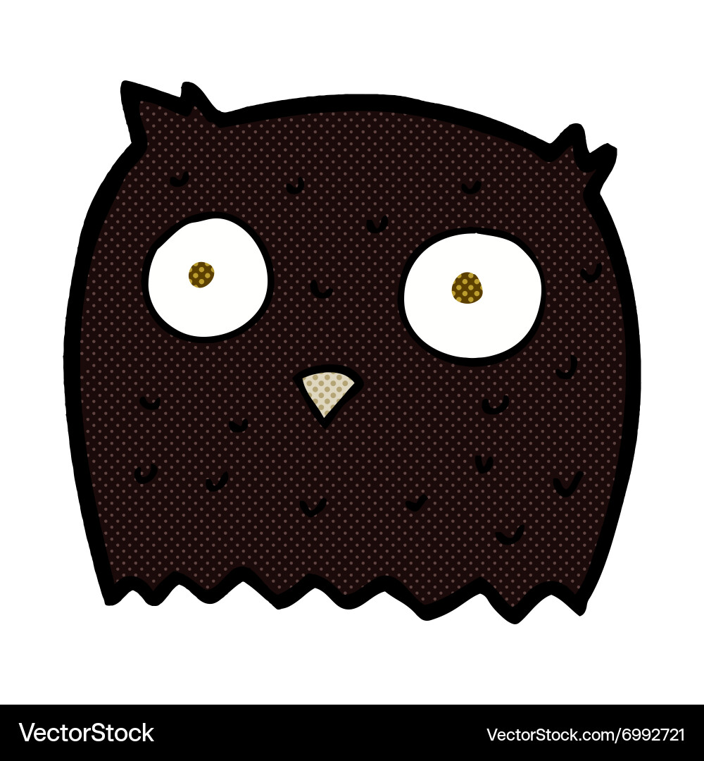 Comic cartoon owl Royalty Free Vector Image - VectorStock