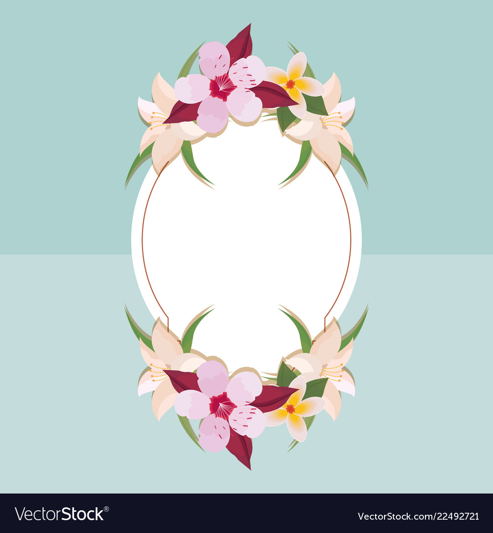 Decorative frame design Royalty Free Vector Image