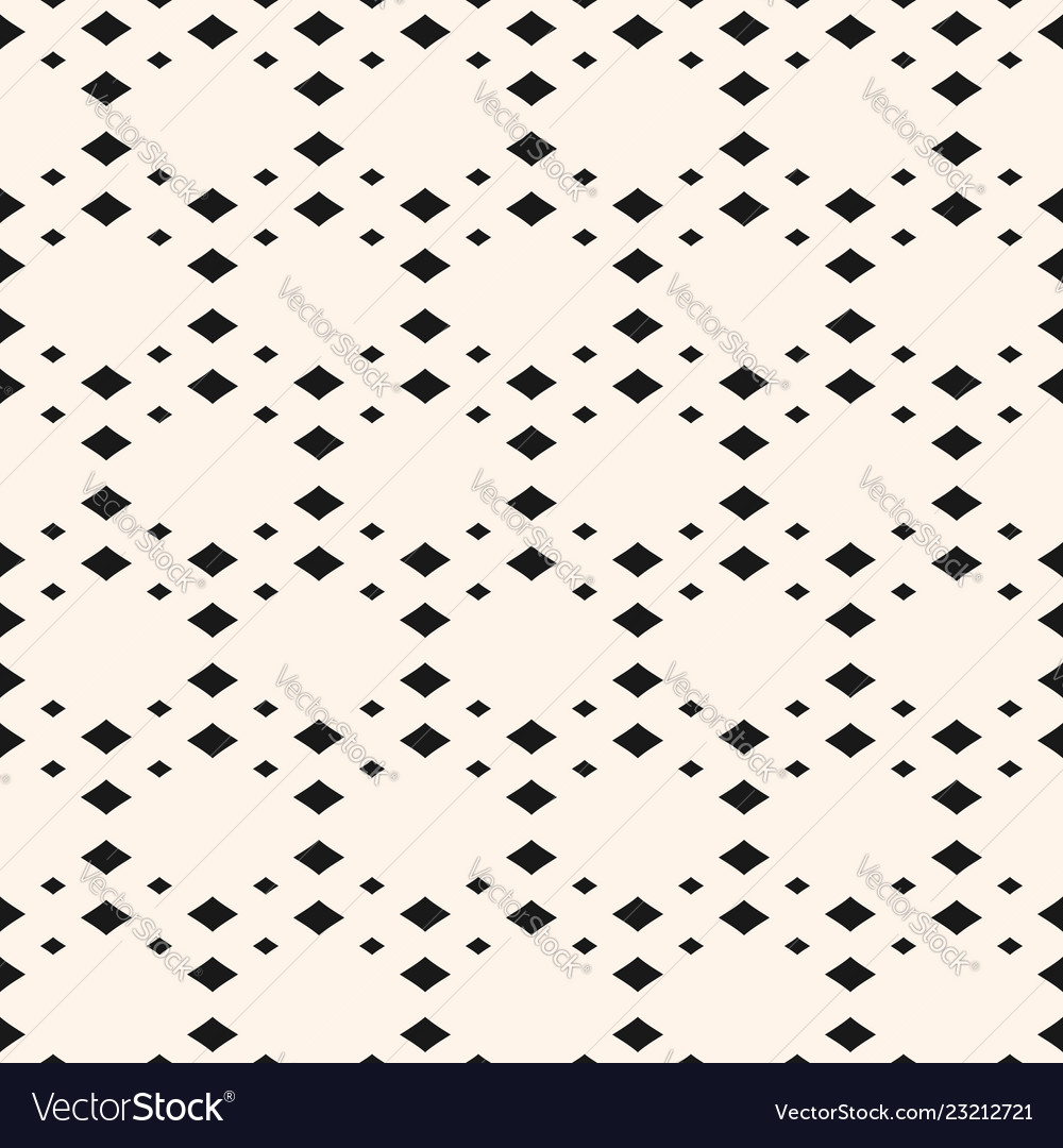 Geometric seamless pattern with small diamond Vector Image