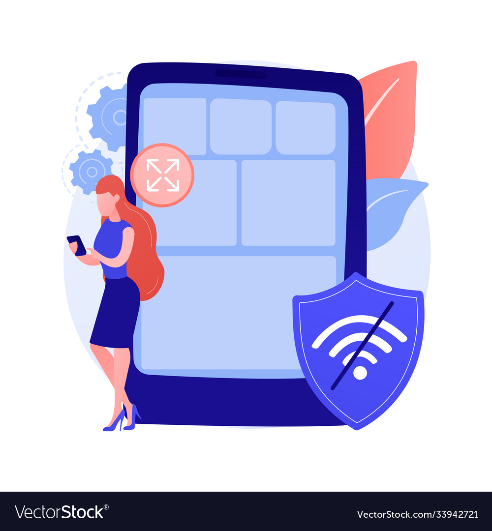 Progressive Web App Abstract Concept Royalty Free Vector