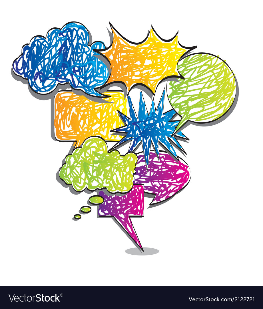 Scrawled text Royalty Free Vector Image - VectorStock