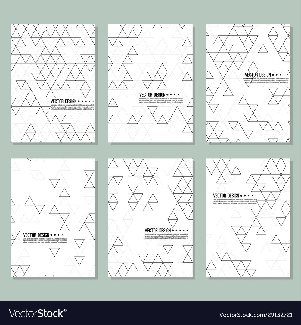Set abstract background Royalty Free Vector Image
