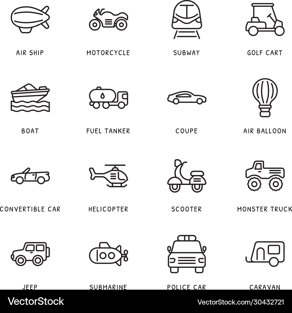 Transportation Royalty Free Vector Image - VectorStock