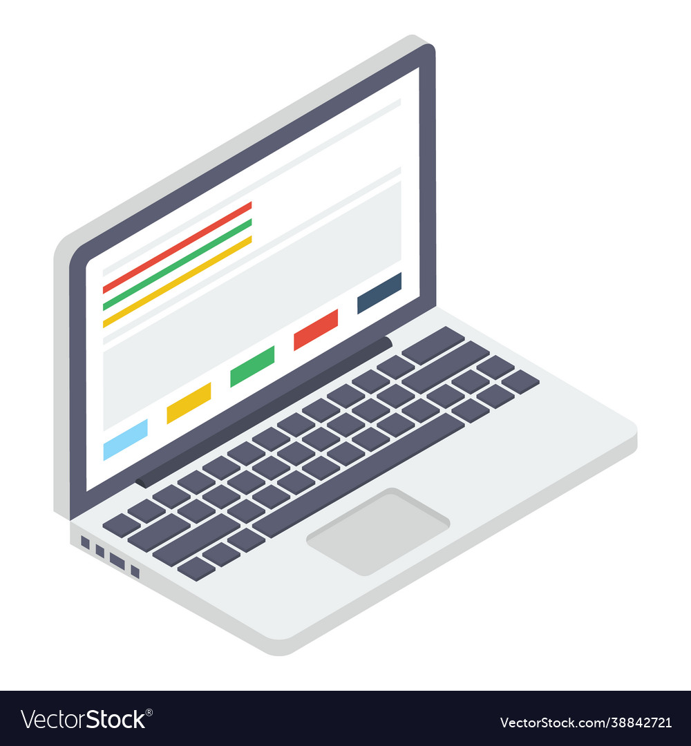 Web layout Royalty Free Vector Image - VectorStock