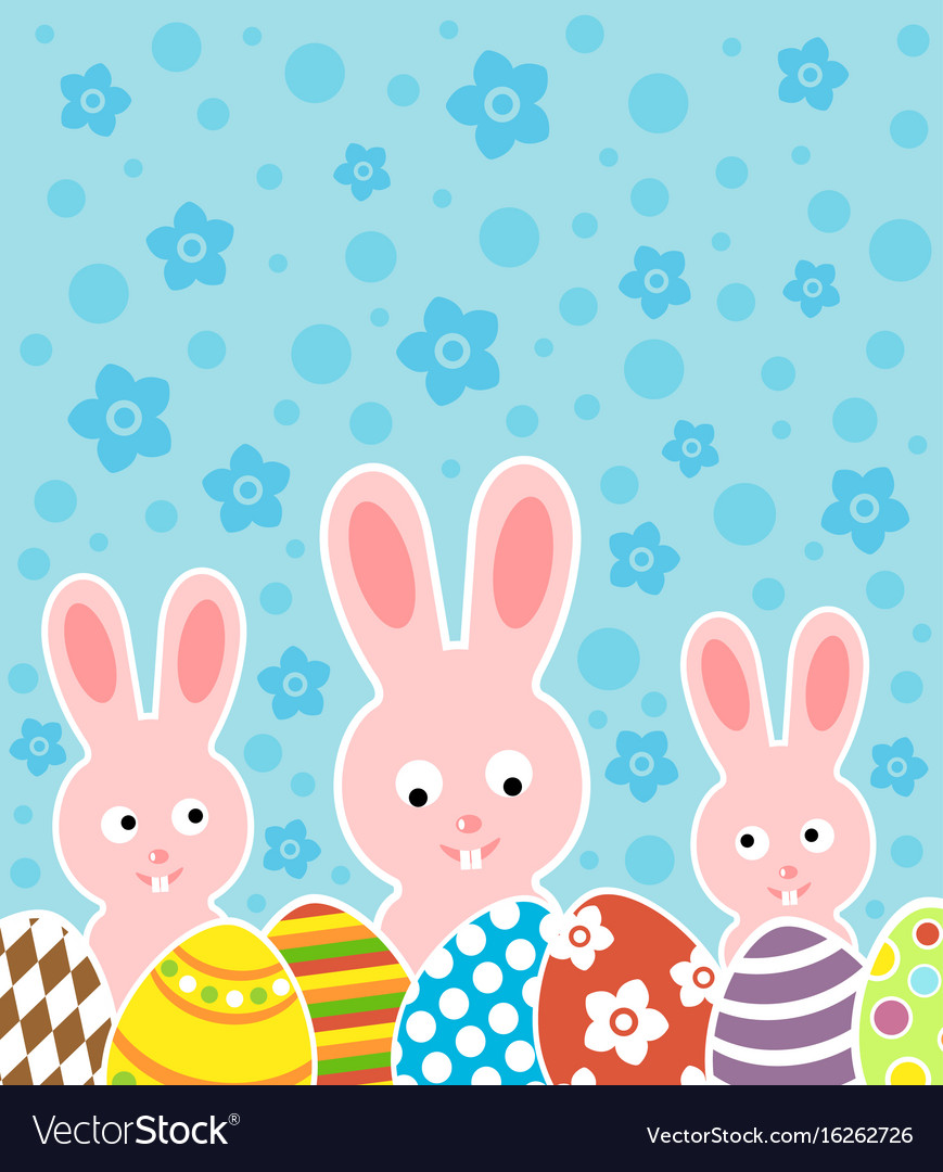 Easter background card Royalty Free Vector Image