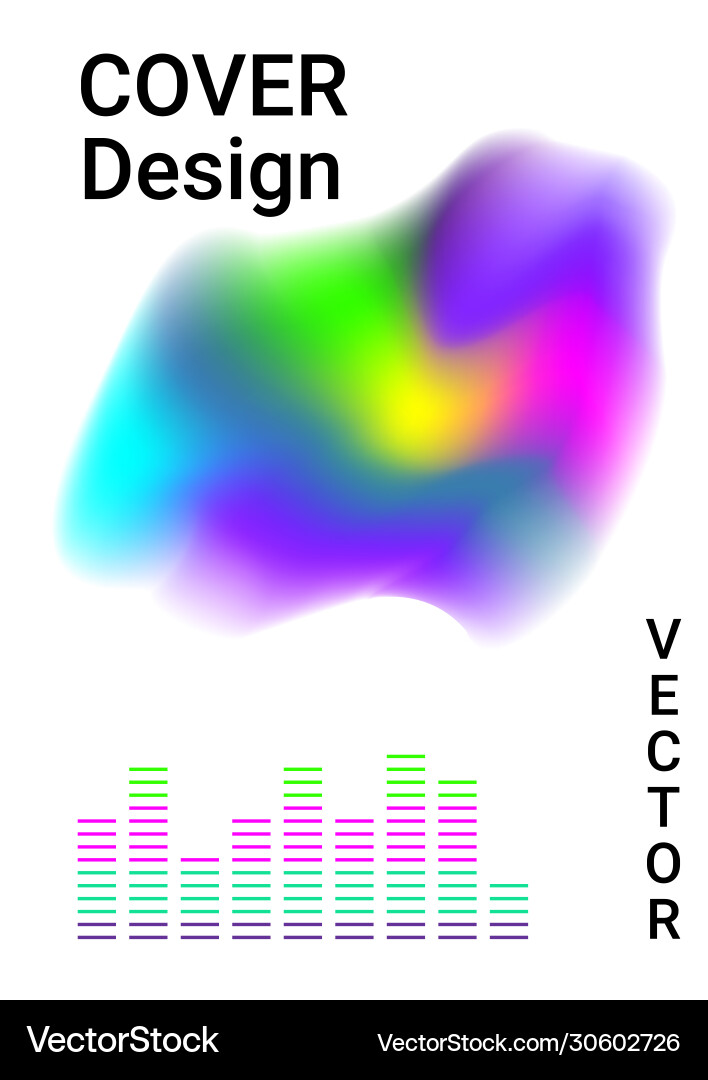 Modern musical cover Royalty Free Vector Image