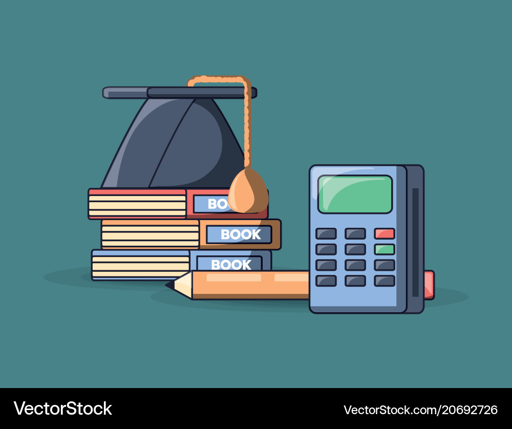 School supplies design Royalty Free Vector Image