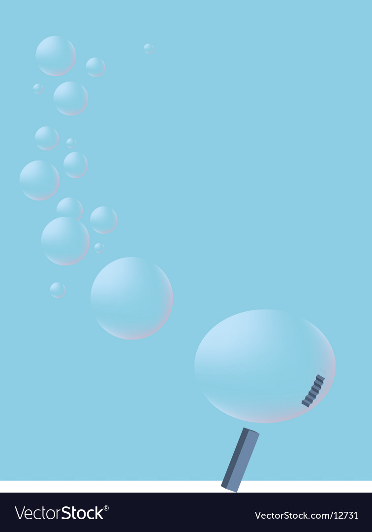 Blowing bubbles Royalty Free Vector Image - VectorStock