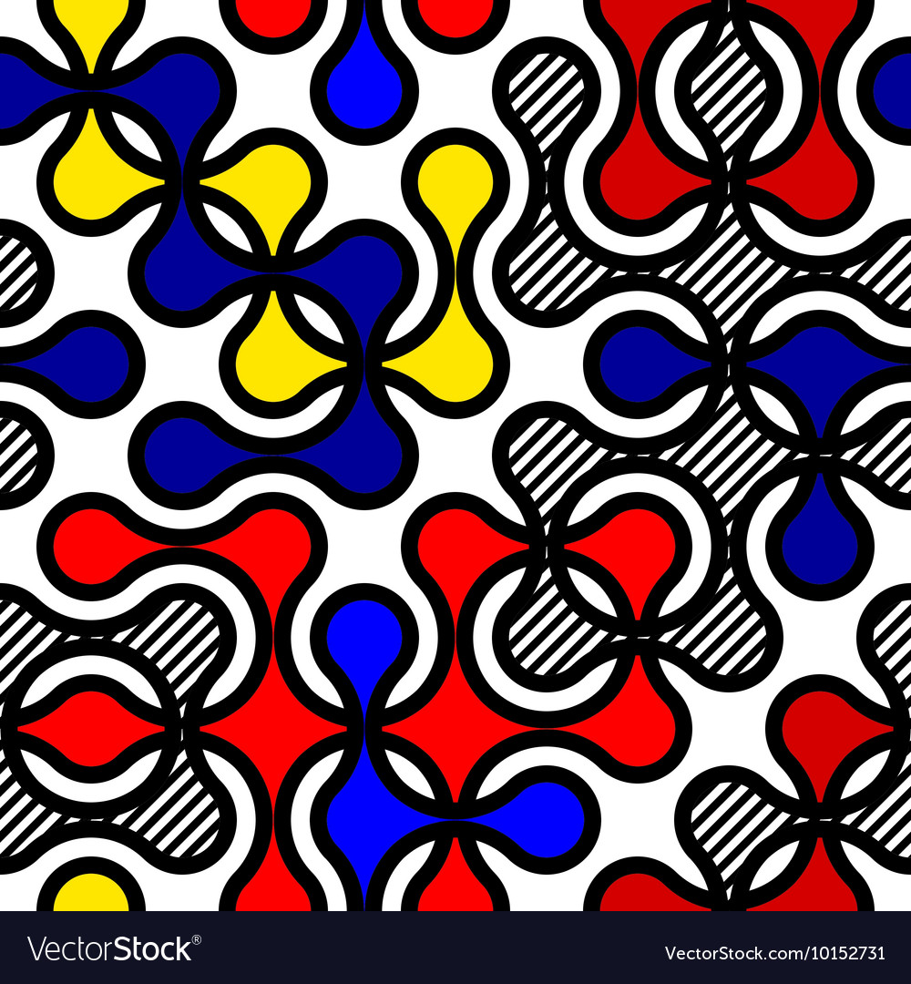 Geometric abstract pattern Royalty Free Vector Image