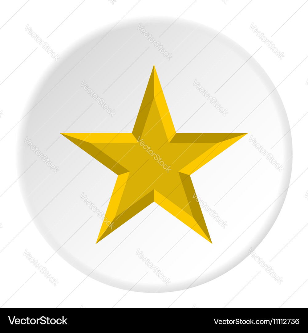 Geometric figure of celestial star icon Royalty Free Vector
