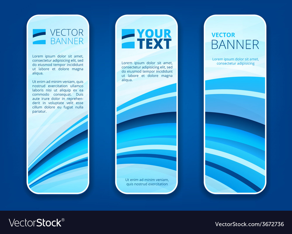 Header or banner set Royalty Free Vector Image