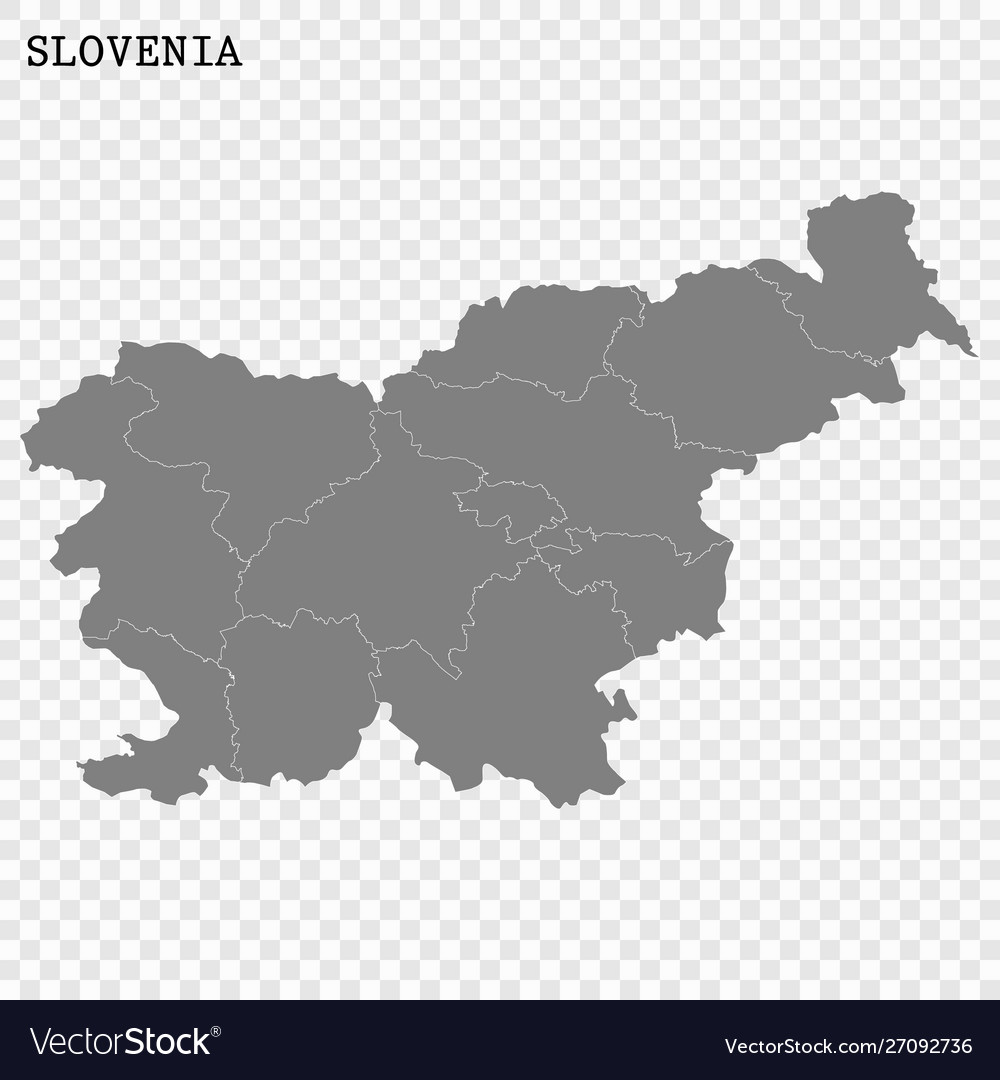 High quality map with borders Royalty Free Vector Image