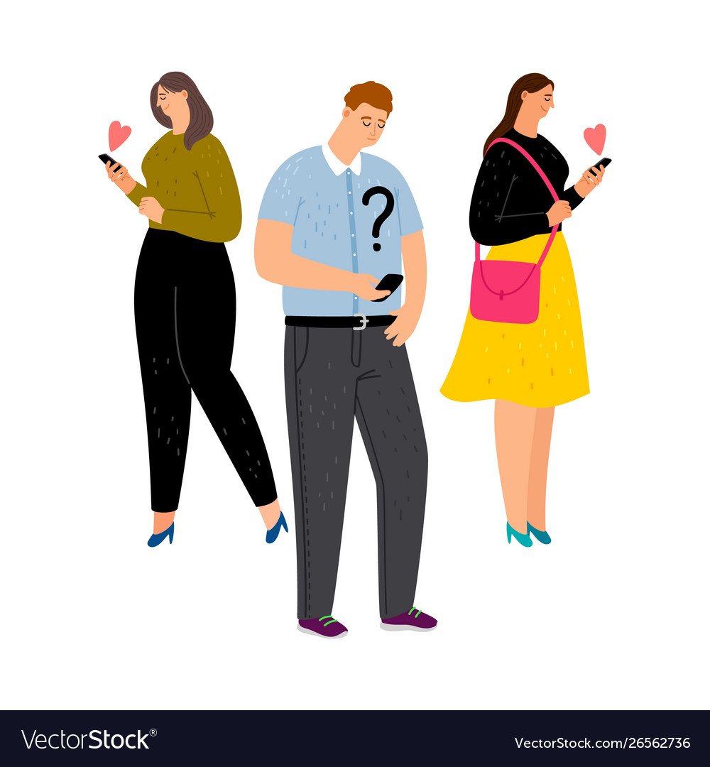 Love problems Royalty Free Vector Image - VectorStock