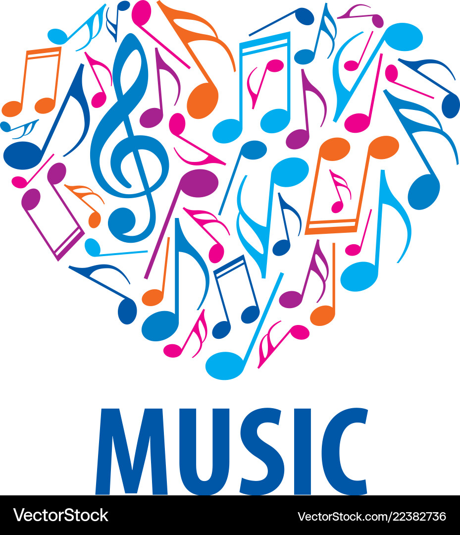 Sign music of musical notes Royalty Free Vector Image