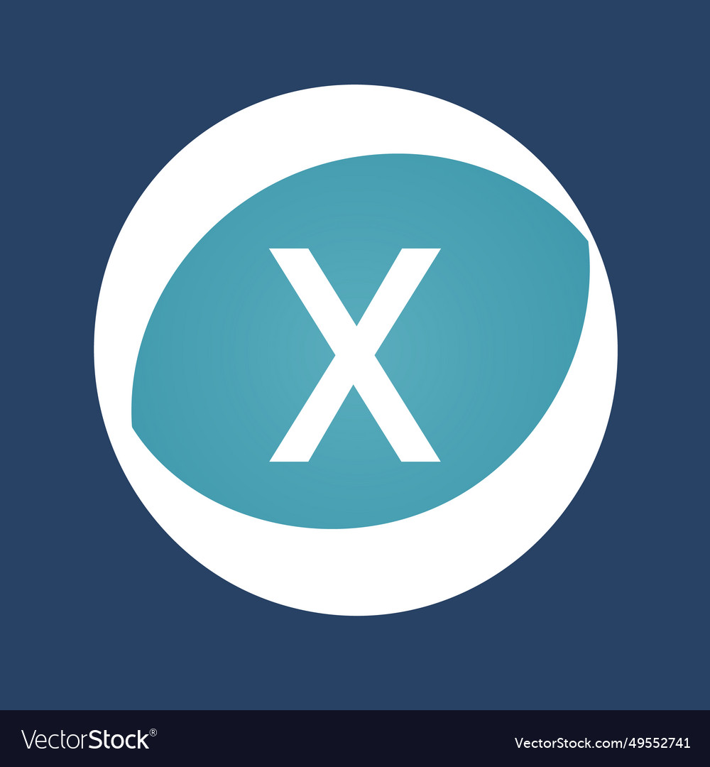 Data analytics filled gradient initial logo idea Vector Image