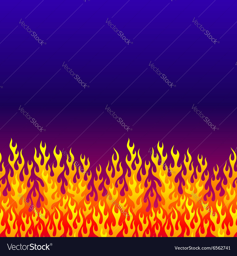 Fire background blue Royalty Free Vector Image