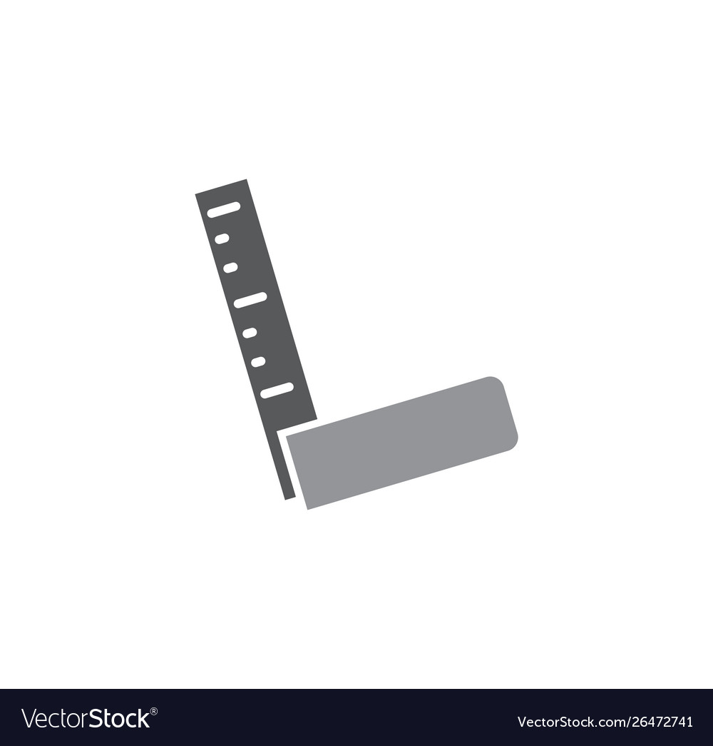Measuring Tool Icon On Background For Graphic Vector Image