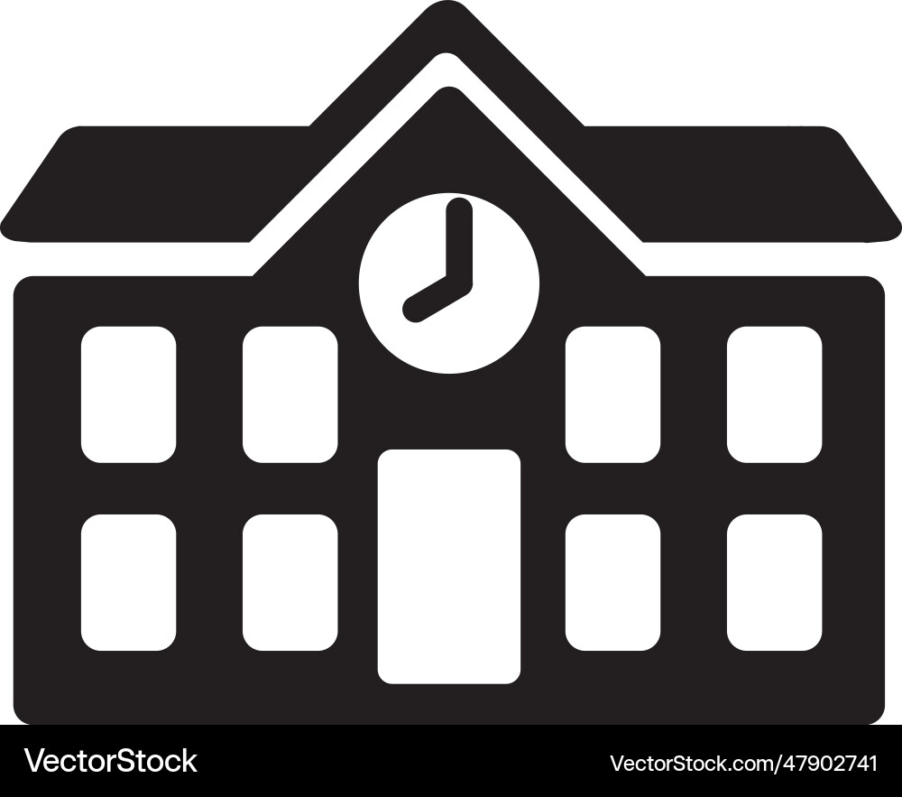 School icon professional pixel-perfect icons Vector Image