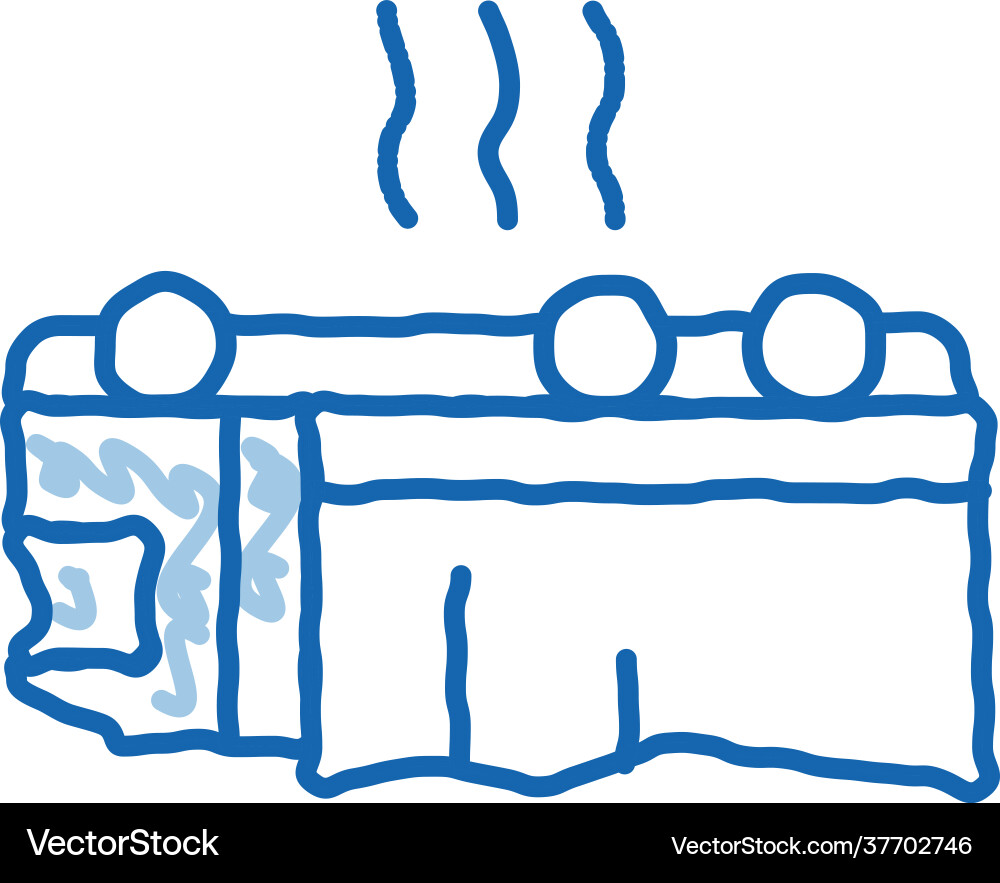 Inverted car accident doodle icon hand drawn Vector Image