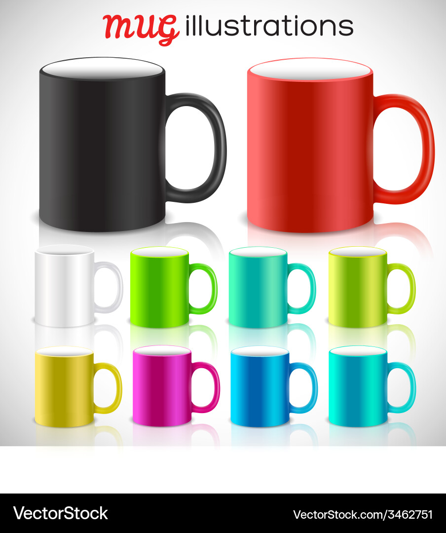 Abstract art design for print on a cup conc Vector Image