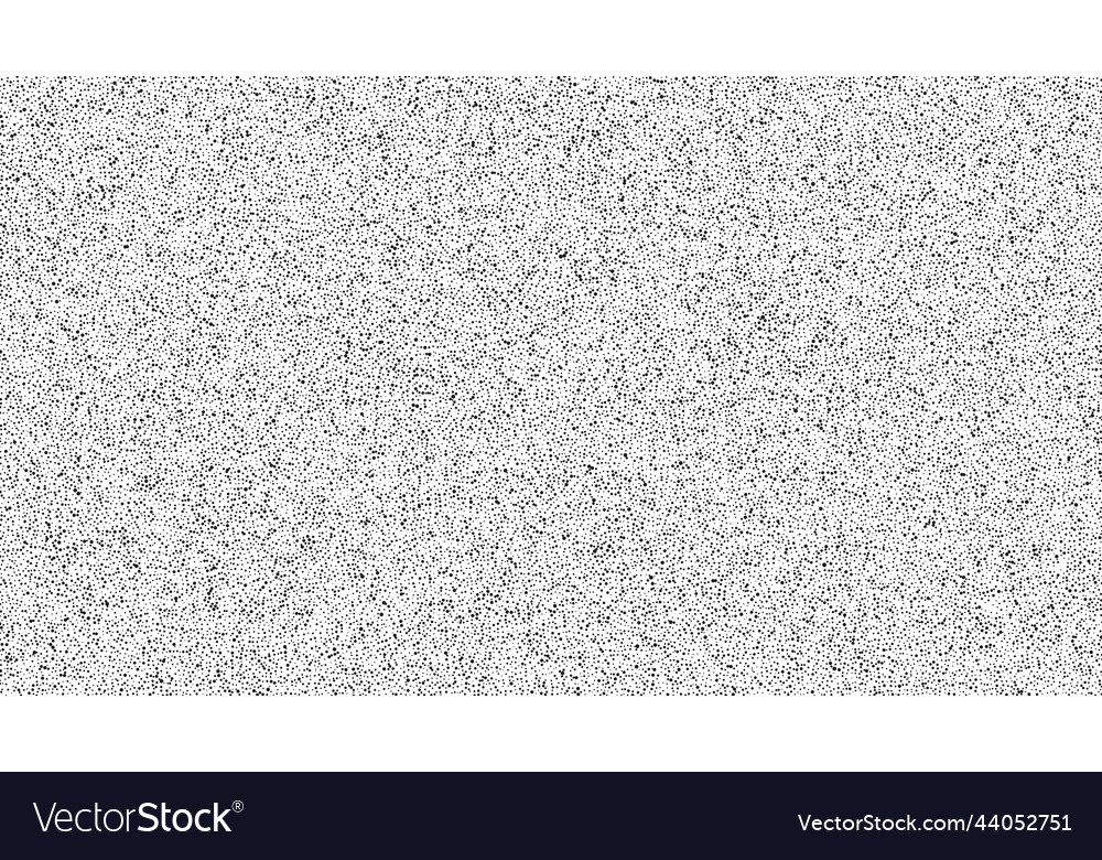 Dotwork noise pattern background black Royalty Free Vector