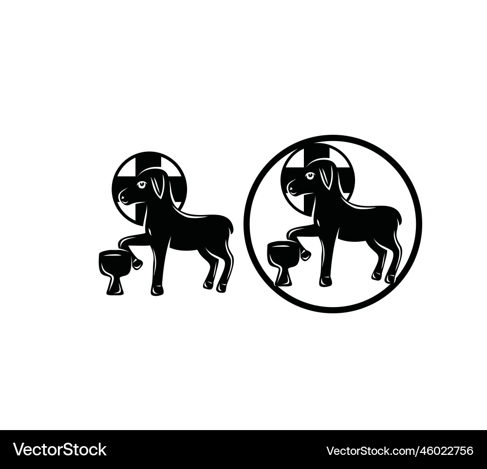 Lamb of god icon Royalty Free Vector Image - VectorStock