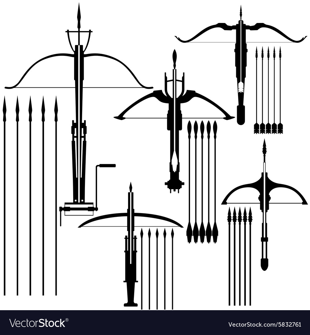 Crossbow Royalty Free Vector Image - VectorStock