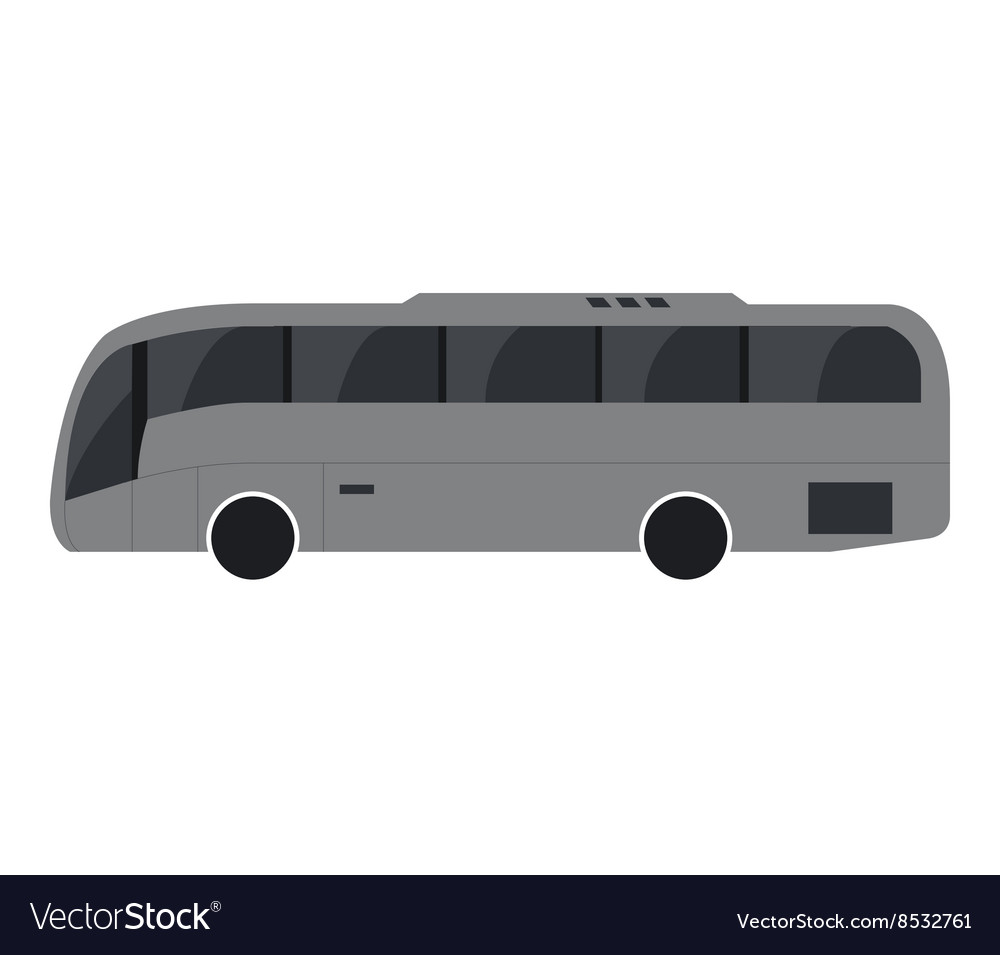 Pullman on white background Royalty Free Vector Image