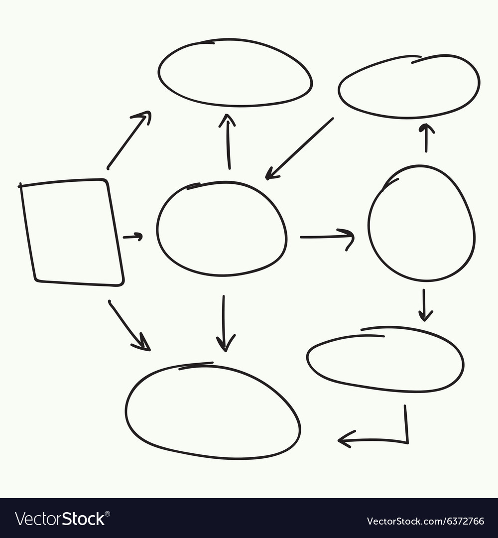 Abstract flowchart design Royalty Free Vector Image