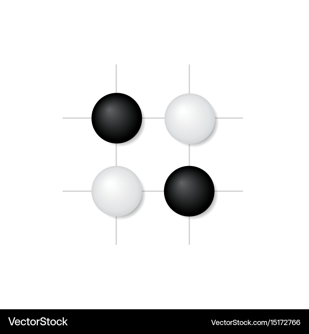 Go background stones Royalty Free Vector Image