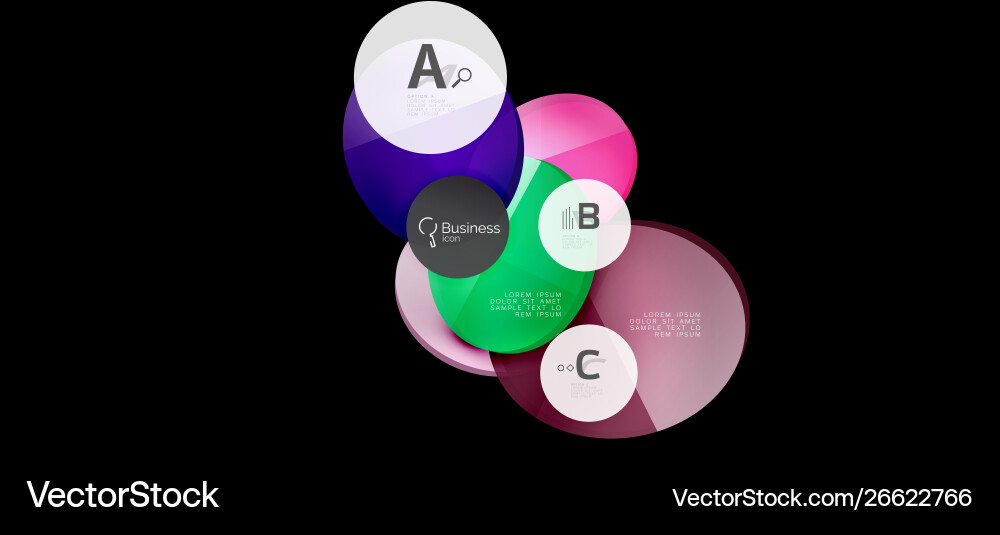 Modern advertising concept for wallpaper design Vector Image