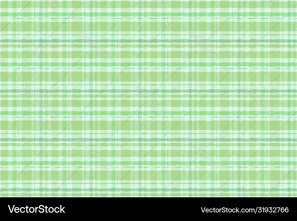 Watercolor pattern green irish style seamless Vector Image